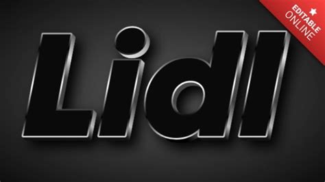 Lidl Black D Font Text Effect Generator Lidl Black D Font Text Effect Generator