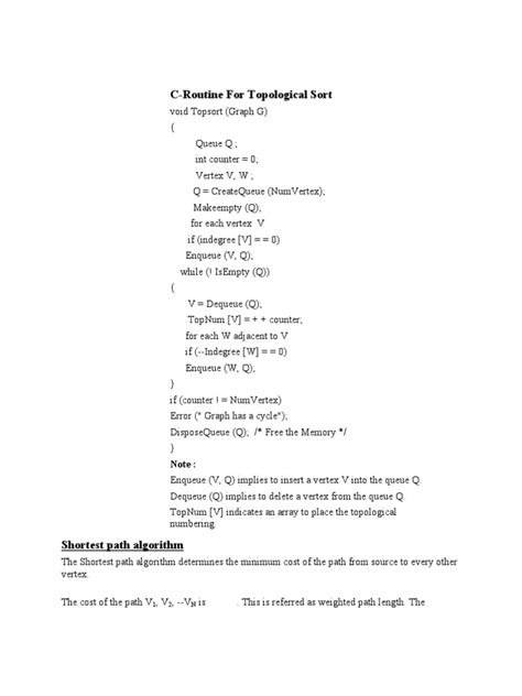 Dijkstraalgorithmthe Shortest Path Algorithm Pdf Vertex Graph