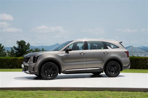 연비 때문에 쏘렌토 하이브리드 풀옵션에도 18인치 휠 모터그래프