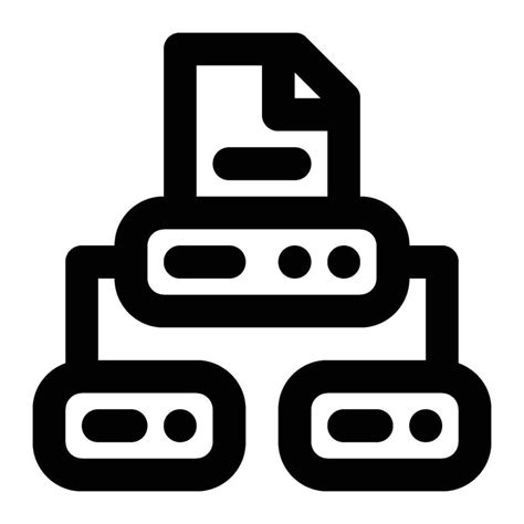 Data Infrastructure Database Outline Icon 55601592 Vector Art At Vecteezy