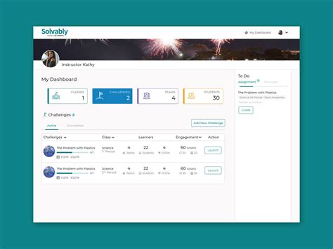 Instructor Dashboard By Domenic On Dribbble
