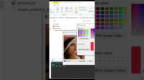Lipstick Color Selection Tool In PyQt5 QuadExcel Com