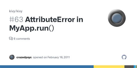 Attributeerror In N · Issue 63 · Kivykivy · Github