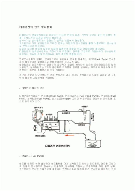 분배형디젤엔진연료분사장치