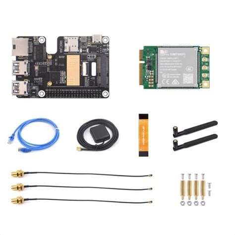 Raspberry Pi 5 Pcie To Minipcie 기가비트 이더넷 Usb 3 2 Gen1 Hat용