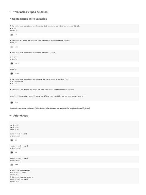 Programación En Python Clases Pdf Tipo De Datos Python Lenguaje