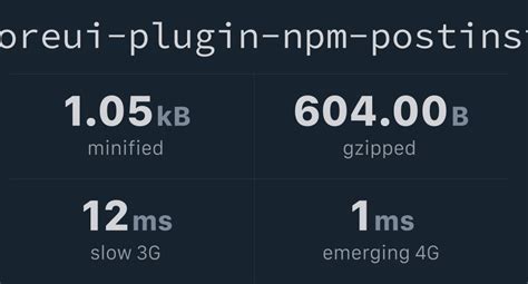 Coreuicoreui Plugin Npm Postinstall Bundlephobia