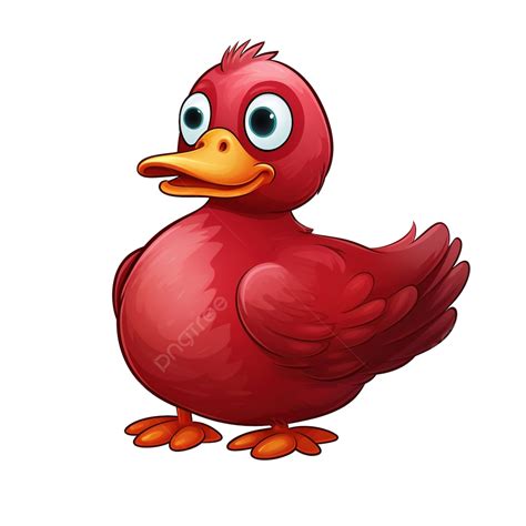 빨간 오리 만화 그림 오리 만화 부리 Png 일러스트 및 이미지 에 대한 무료 다운로드 Pngtree
