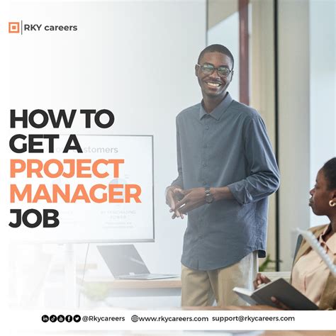 how to get a project manager job rky careers blog