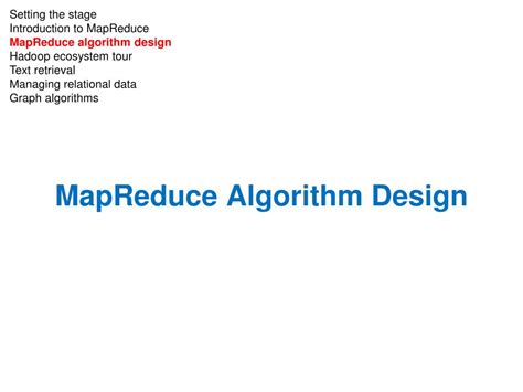 Ppt Large Scale Data Processing With Mapreduce Powerpoint