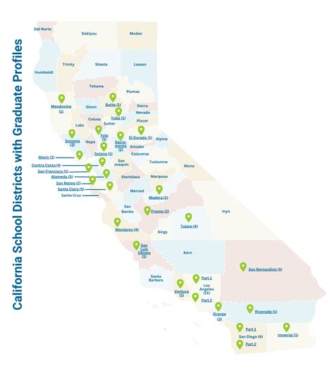 California School Districts Map