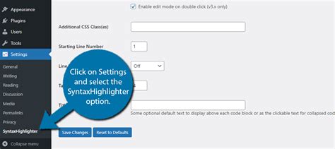 how to properly display code in wordpress in a block greengeeks