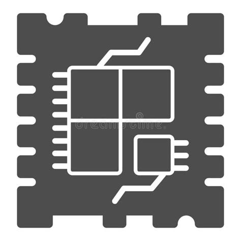 Powerful Processor With Low Energy Core Solid Icon Neural Dataset