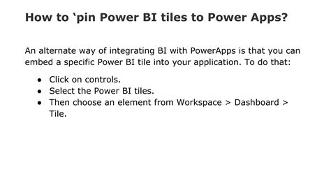 Integrating Power Apps With Power Bi Pptx