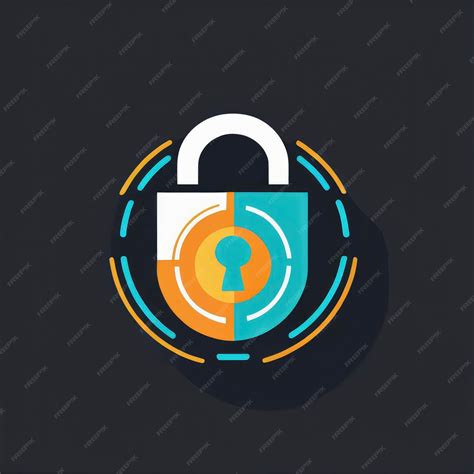 Premium Photo Minimalistic Cyber Security Icon Vector Clip Art Logo