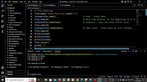 Dasari Lakshmi Narasimha On Linkedin Task 22 Practice Error Handling And File Handling Task 23