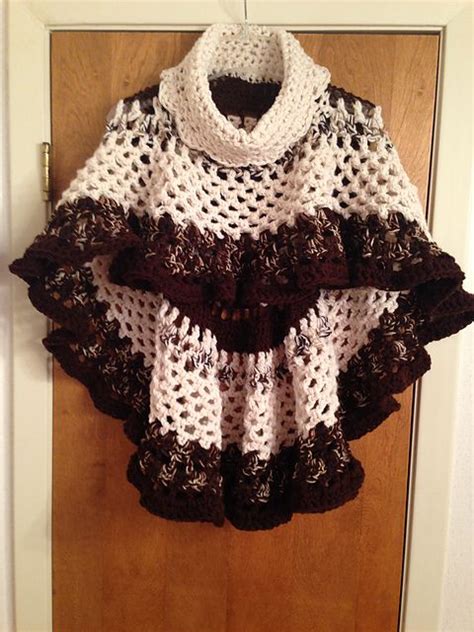 721 Chunky Style Crochet Circular Shawl Pattern By Emi Harrington Crochet Shawl Pattern