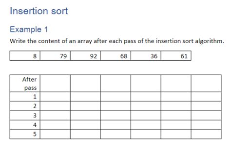 Example Write The Content Of An Array After Each Chegg