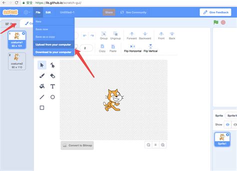 crash when uploading file at costumes screen · issue 1795