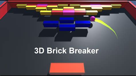 3d Brick Breaker Asset Store Unity Youtube
