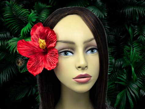 Tropical Hibiscus Flower Tiare O Patitifa
