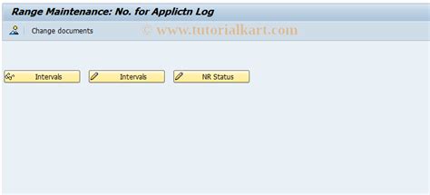 GMA ACEPS APPLLOG SAP Tcode Number Range Maintenance ACEAPPLLOG