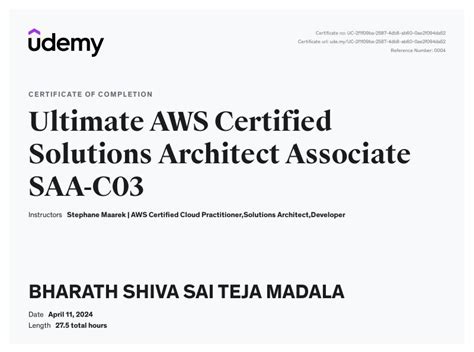 bharath shiva sai teja madala on linkedin aws awscertifications