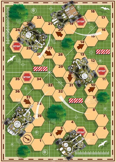 以军事为主题的棋盘游戏。