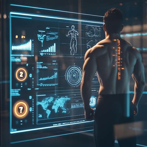 A Digital Dashboard Displaying A Males Performance In Cooldown Routines