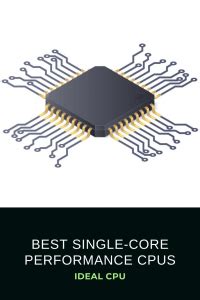 Best CPUs With Single Core Performance In Ideal CPU