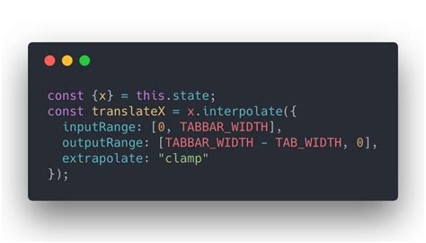 can this be done in react native building the chrome ios tabbar by william candillon level