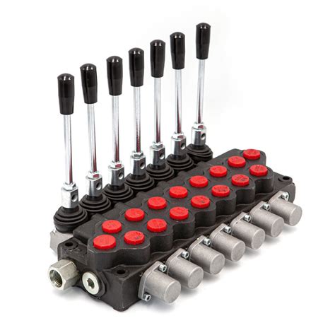 Hydraulic Parallel Oil Circuit Monoblock Control Valve For Excavator Chopping Wood Machine