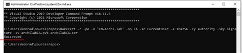 Creating A Self Signed Code Signing Certificate Archi Lab