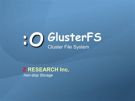 Gluster Fs Pdf