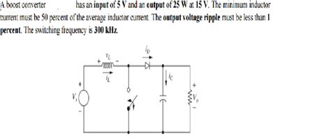 Solved 1 What Is The Value Of The Of The Inductor Value Chegg Com