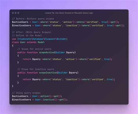 Zeeshan Rasool On Linkedin Eloquent Laravel Laravel Codeleftover Eloquent Php