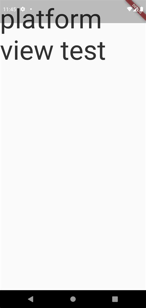 Android PlatformView With Transparent Background On Native Side Produces Wrong View Issue