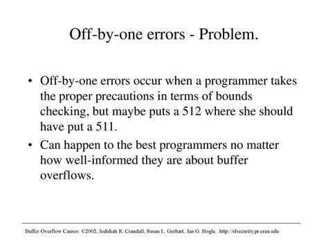Preventing Buffer Overflows For C Programmers Ppt Download