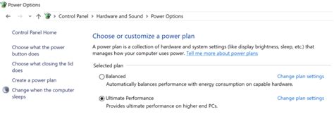 Windows Adds New Ultimate Performance Power Mode For Power Users