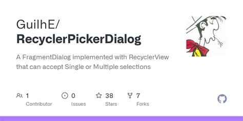 Github Guilherecyclerpickerdialog A Fragmentdialog Implemented With