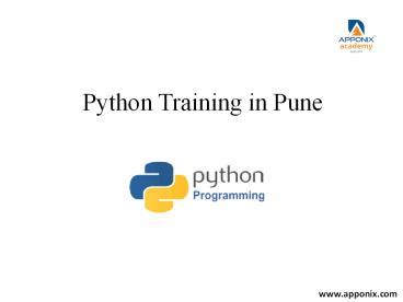 PPT Python Training In Pune PowerPoint Presentation Free To Download Id A D NThkM
