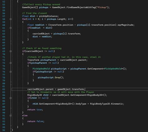 C Unity Playground Pickup And Hold Script Not Working Properly Stack