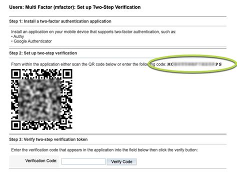Enable Multi Factor Authentication