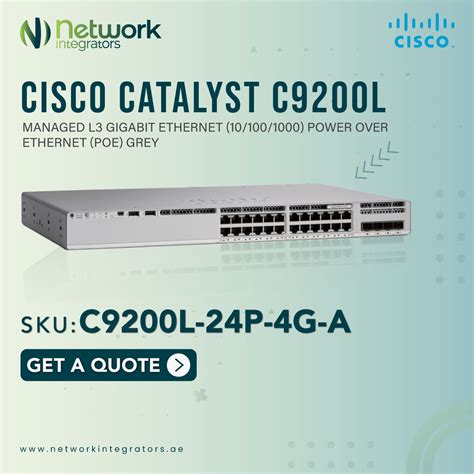 Network Integrators Llc On Linkedin Cisco Ciscouae Cisconetworking C9200l24p4ga Networkswitch…