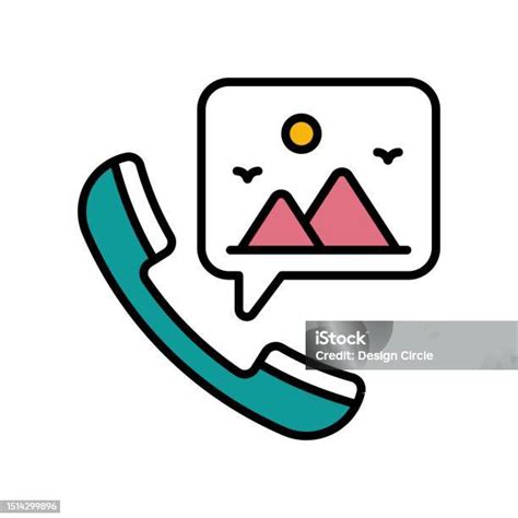 텔레마케팅은 윤곽선 아이콘 디자인 그림을 채웠다 흰색 배경에 디지털 마케팅 기호 Eps 10 파일 It 지원에 대한 스톡 벡터
