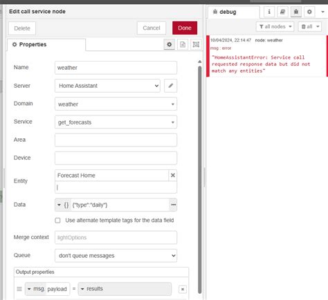 Get Forecasts Not Working Node Red Home Assistant Community