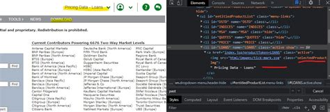 Python How To Use Inspect Element For Selection Tab In Selenium