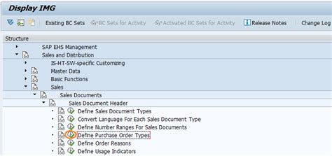 Sap Sd Define Purchase Order Types