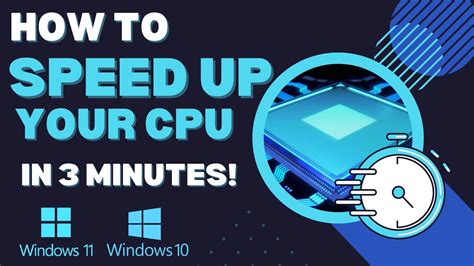 How To BOOST CPU SPEED No Overclock YouTube