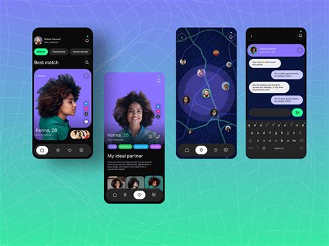 dating app ui ux design fimga behance